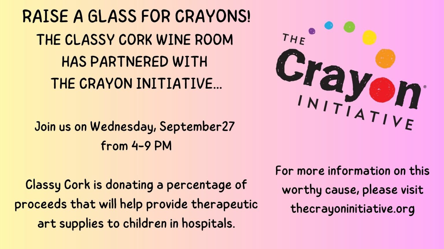 The Crayon Initiative - The Classy Cork